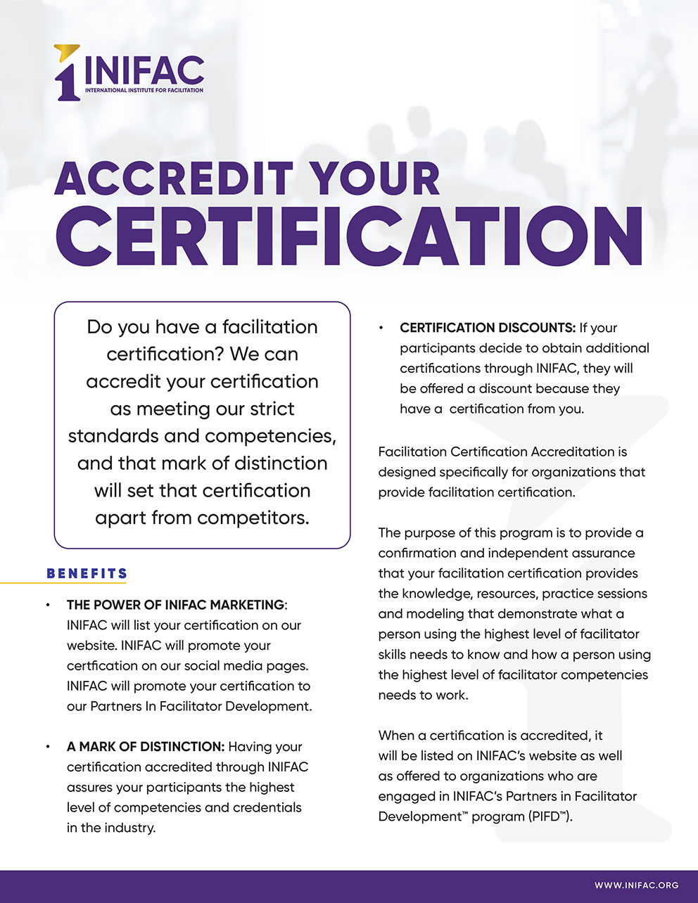 Accredited Certifications in Facilitation – INIFAC